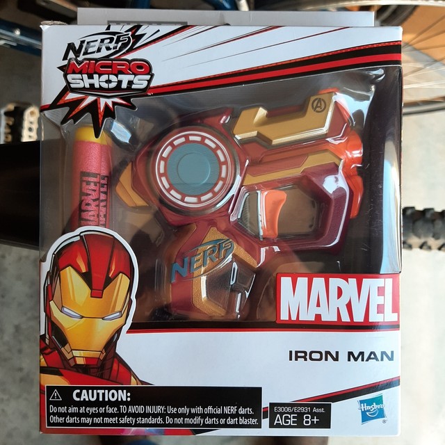 NERF Marvel Iron Man Micro Shots Blaster Avengers 2018 for sale online ...