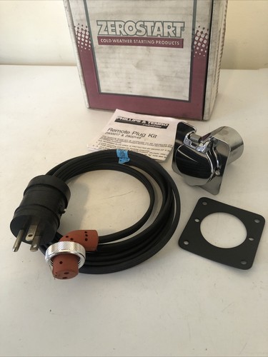 GENUINE ZERO-START ENGINE BLOCK HEATER REMOTE PLUG KIT 3600028 NEW 360 ...