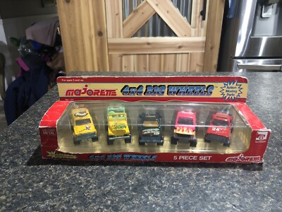 Majorette 4x4 Big Wheels 5pk Toyota Mudder Jeep CJ Chevy Wrecker Square ...