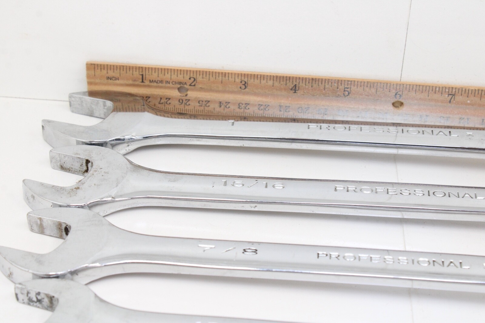 Craftsman 44923-44933 3/8"- 1" 11 Piece 12 Point Professional Wrench ...