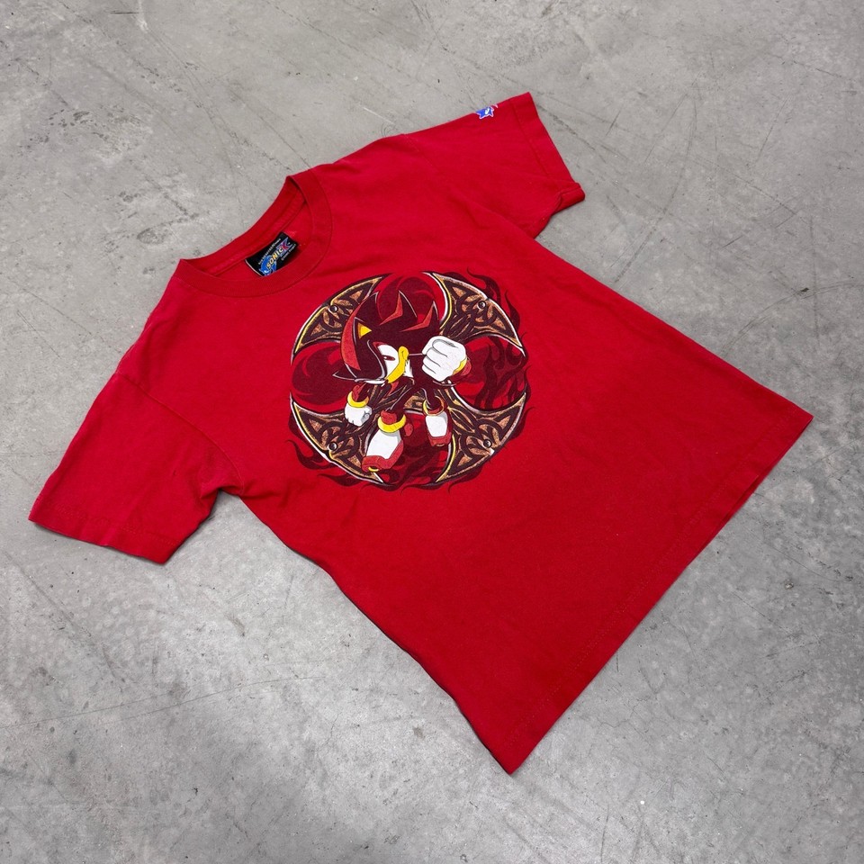 Shadow the Hedgehog Vintage Shirt Youth M Cross Sonic X Top Heavy Mens ...