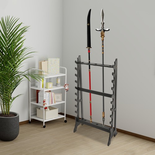 Sword Stand, Vertical Sword Stand Display, 10 Tier/5 Hole Sword Holder ...