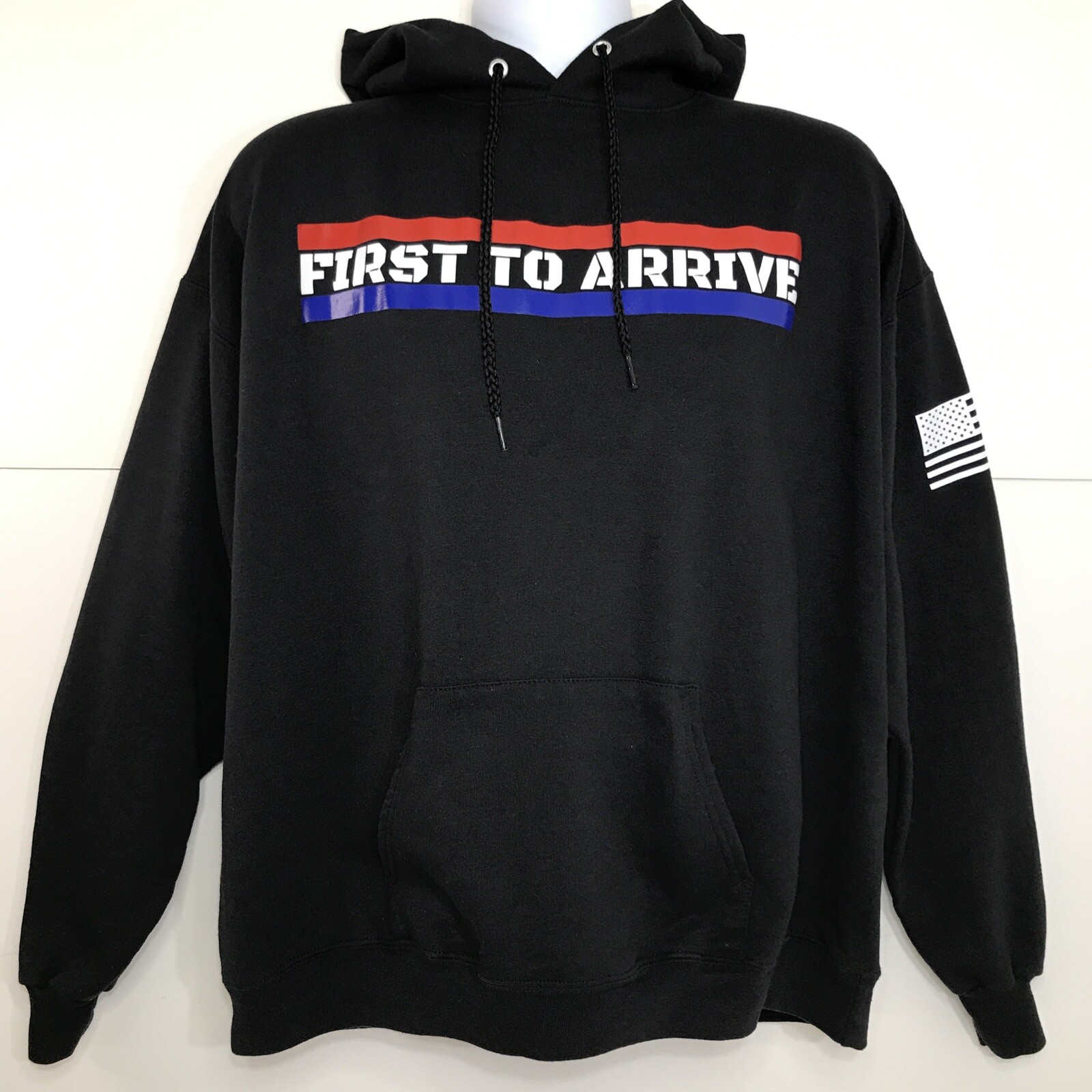 First to Arrive First Responders Black Hoodie Size XL - Gem