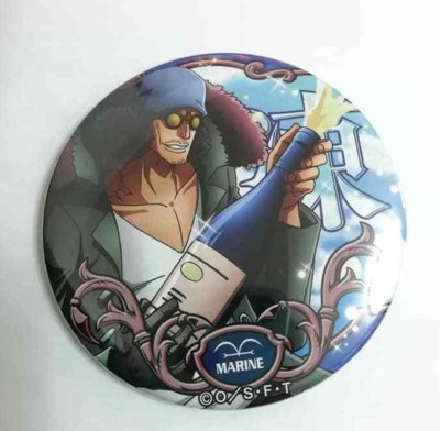 One Piece Can Badge Button Kuzan Yakara UTAGE Mugiwara Eiichiro Oda ...