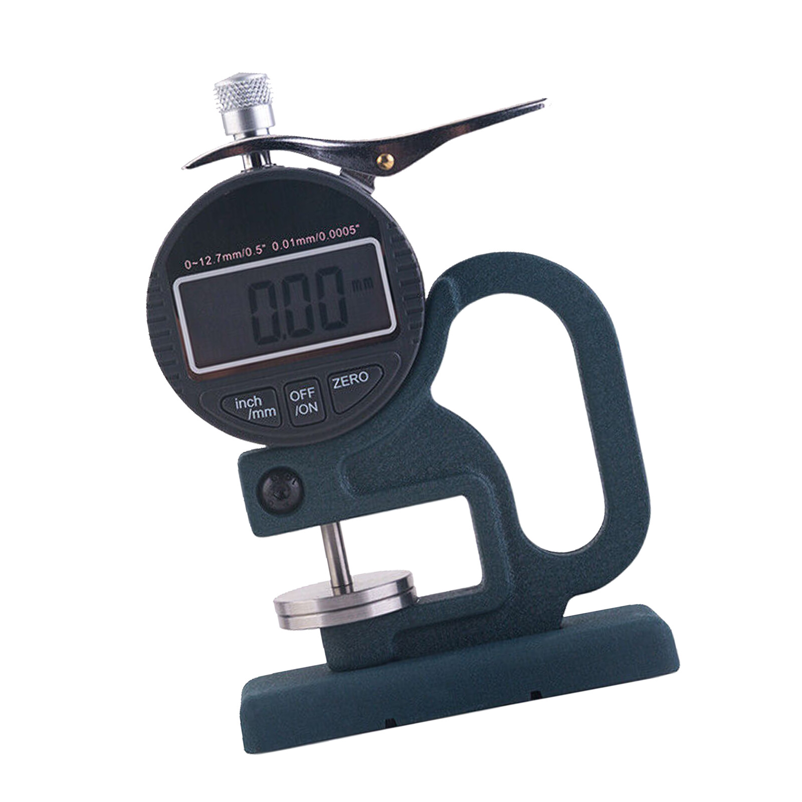 12.7mm Digital Electronic Thickness Gauge Meter Fabric/Paper Thickness ...