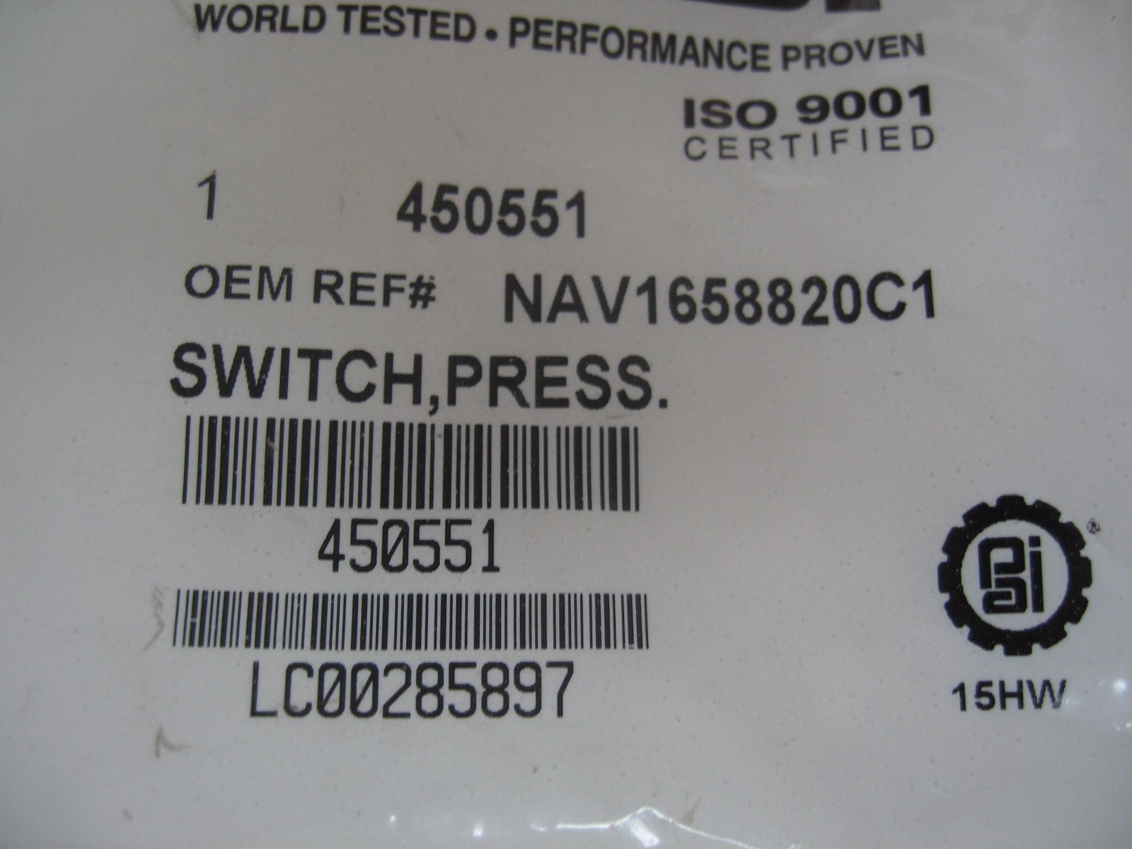 Air+Pressure+Switch+Pai+P%2Fn+450551+Ref.+%23+International+1658820c1 ...