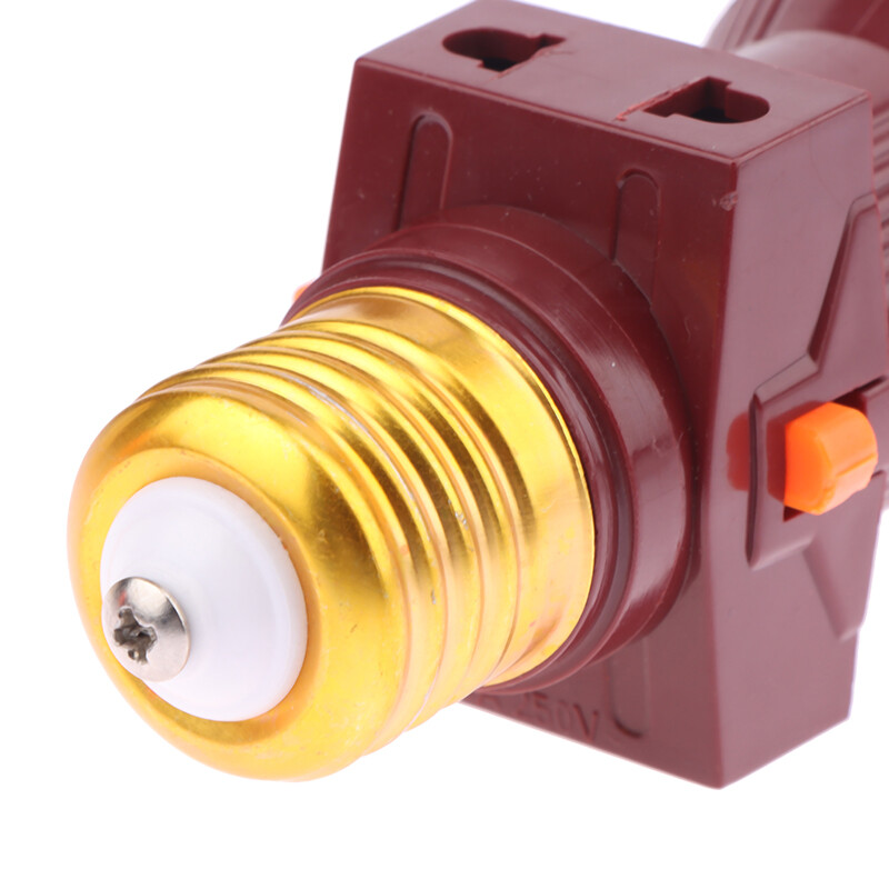 E27 Screw Multi-purpose Socket Switch Lamp Holder Plug Socket Lamp Base ...