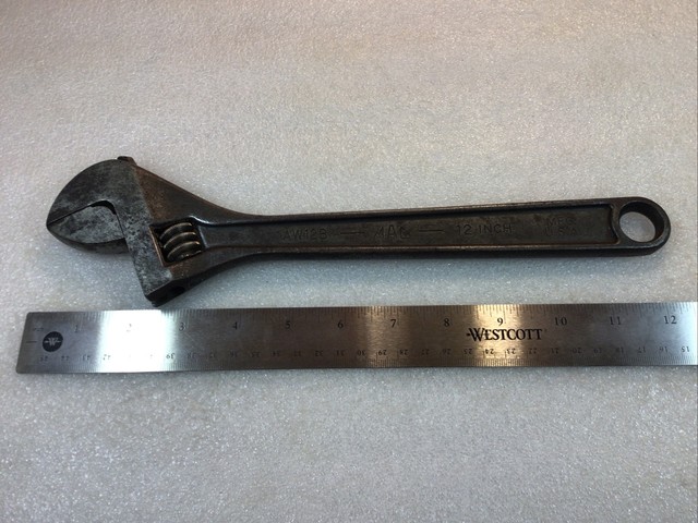 Mac Tools 12" Adjustable Wrench #aw12b for sale online | eBay