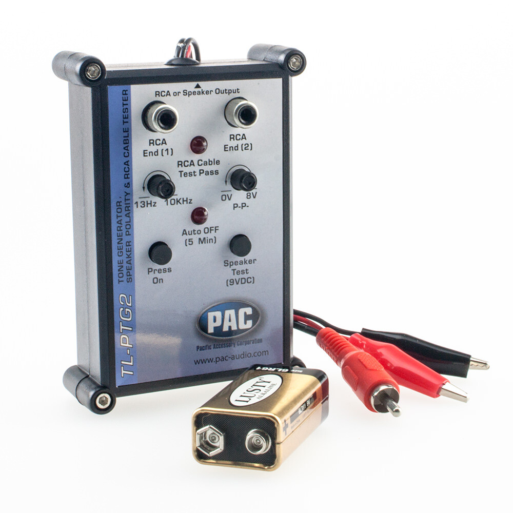 Universal tester for audio equipment / frequencies / RCA / continuity ...