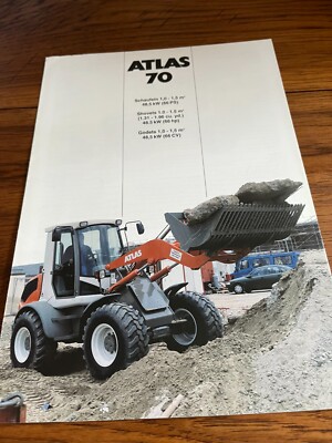 Atlas 70 Wheel Loader Brochure AMIL22 | eBay