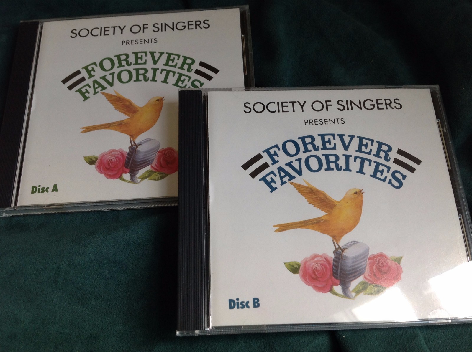 Rare Pop 2 CD Set : Society Of Singers ~ Forever Favorites ~ Disc A & B ...