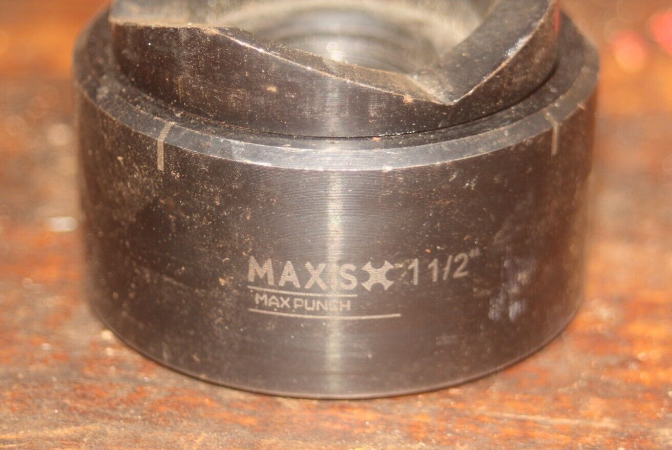 Maxis Max Punch 1-1/2" Knockout Punch & Die | eBay