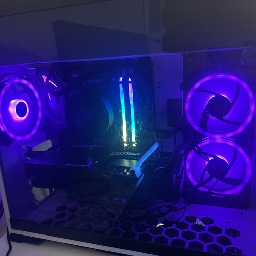 gaming computer desktop pc 3070ti 5800x3d Water Cooling Included | eBay