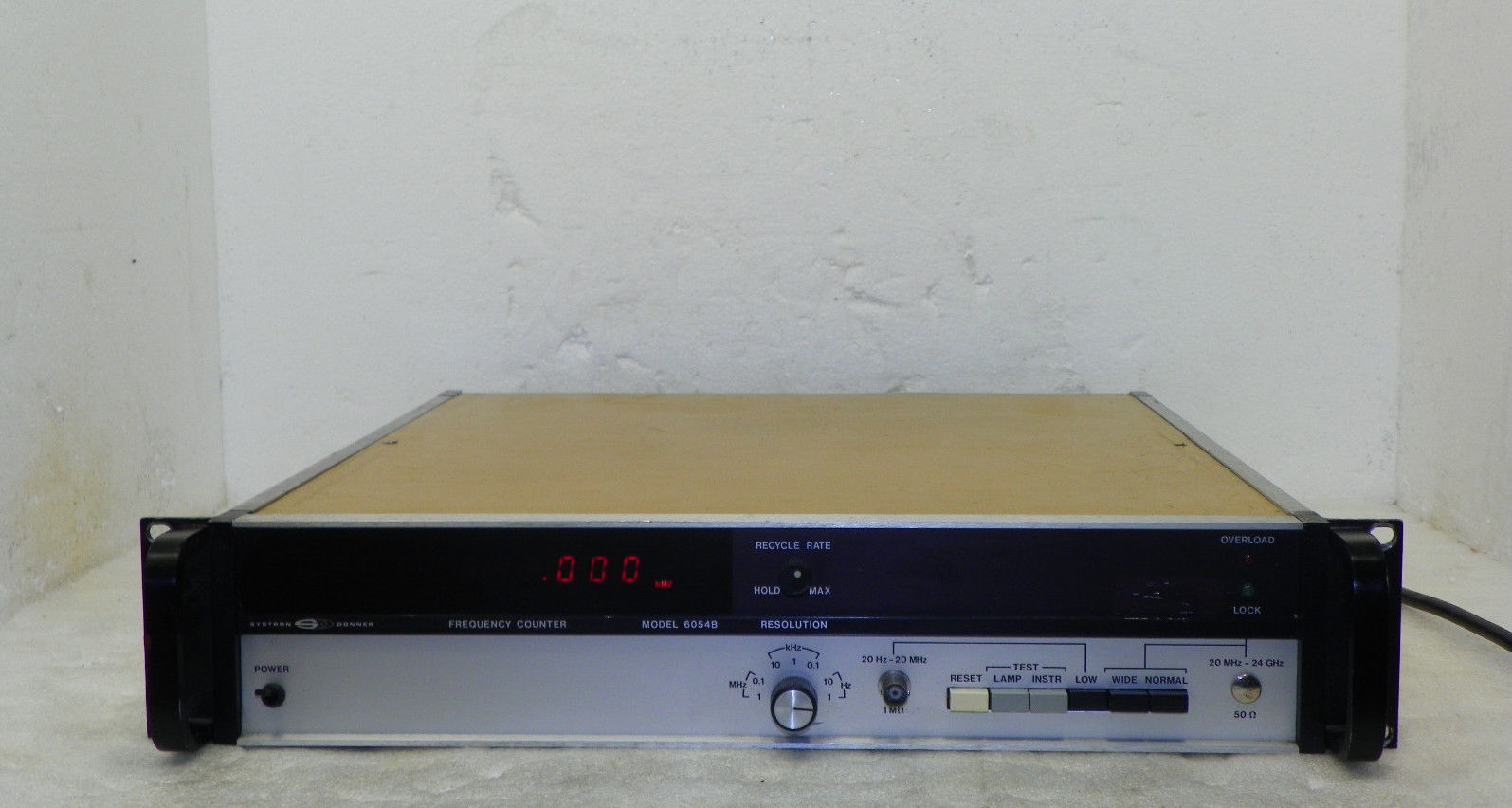 VINTAGE SYSTRON DONNER 6054B-6086 FREQUENCY COUNTER #08-6 (6054A) | eBay
