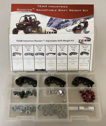 Team SLP Rooster Adjustable Weight Kit 52-74g Polaris RZR 900 (1) #40 ...
