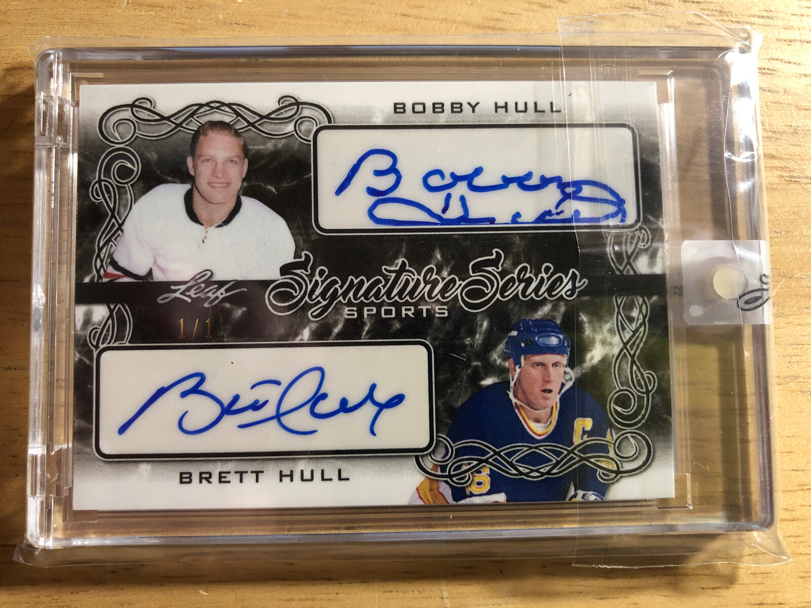 2020 Leaf Signature Series Sports Bobby Hull/Brett Hull Dual Auto ...