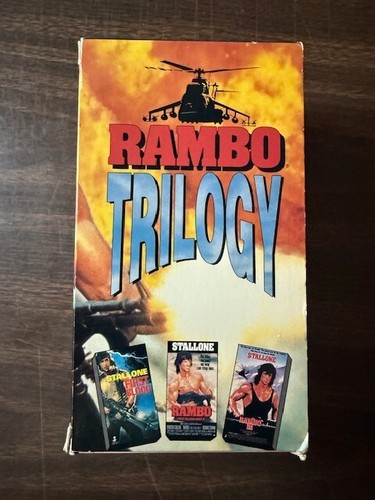 Vintage Rambo Trilogy VHS Set of 3 First Blood Part II & Rambo III ...