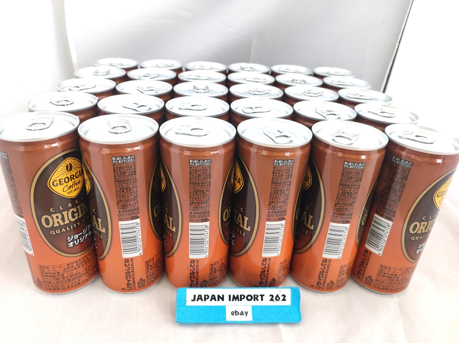 Coca Cola Japan Georgia Original 250ml x 30 Cans Coffee Drinks Japan N2 ...