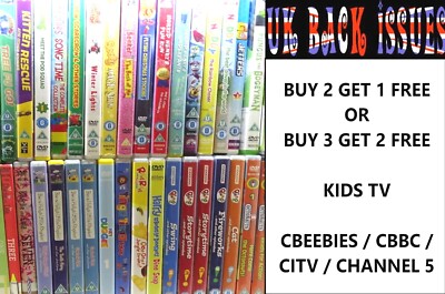 Kids TV Shows on DVD - CBBC / CBeebies / CITV / Channel 5 - Buy 2 Get 1 ...