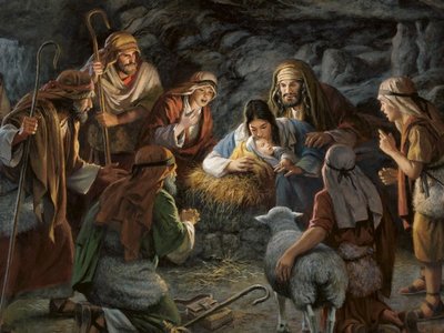 Immanuel ~ God With Us by James Seward Jesus Religious 9x12 Open ...