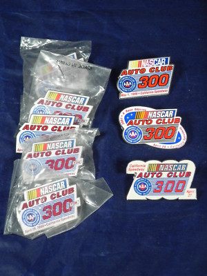 Lot 8 NASCAR AAA Auto Club Speedway 300 Hat Lapel PINS 1999, 2000 (Y2K ...