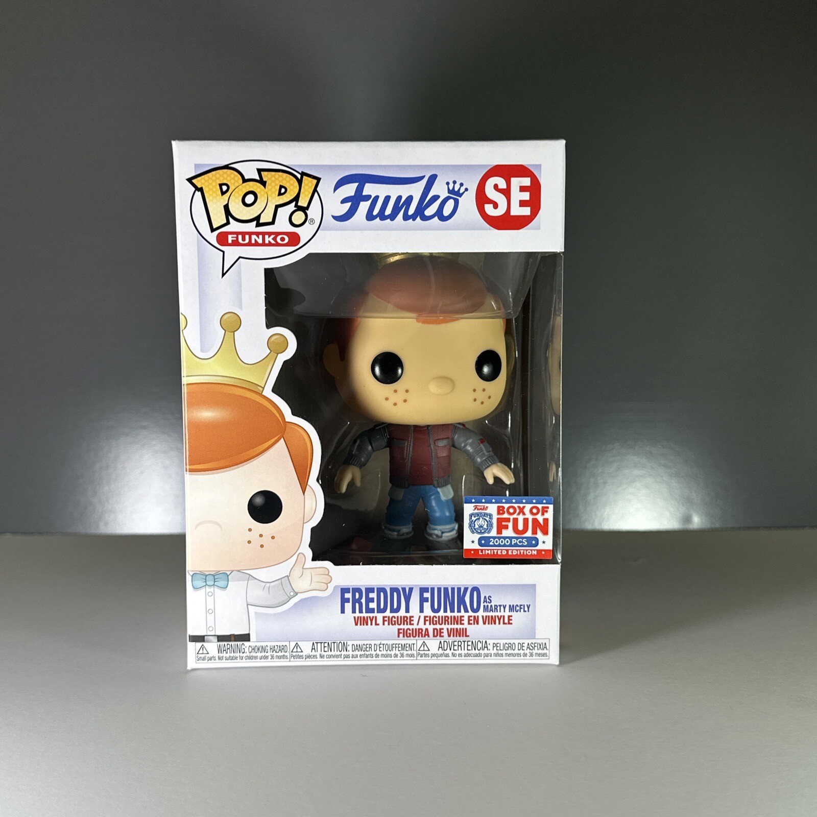 FUNKO POP! FREDDY FUNKO AS MARTY MCFLY BOX FUN EXCLUSIVE *LE 2000* W ...
