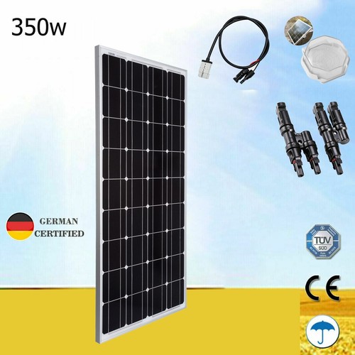 350W Solar Panels Kit 350 Watt 12V Mono Portable Home Caravan Camping ...