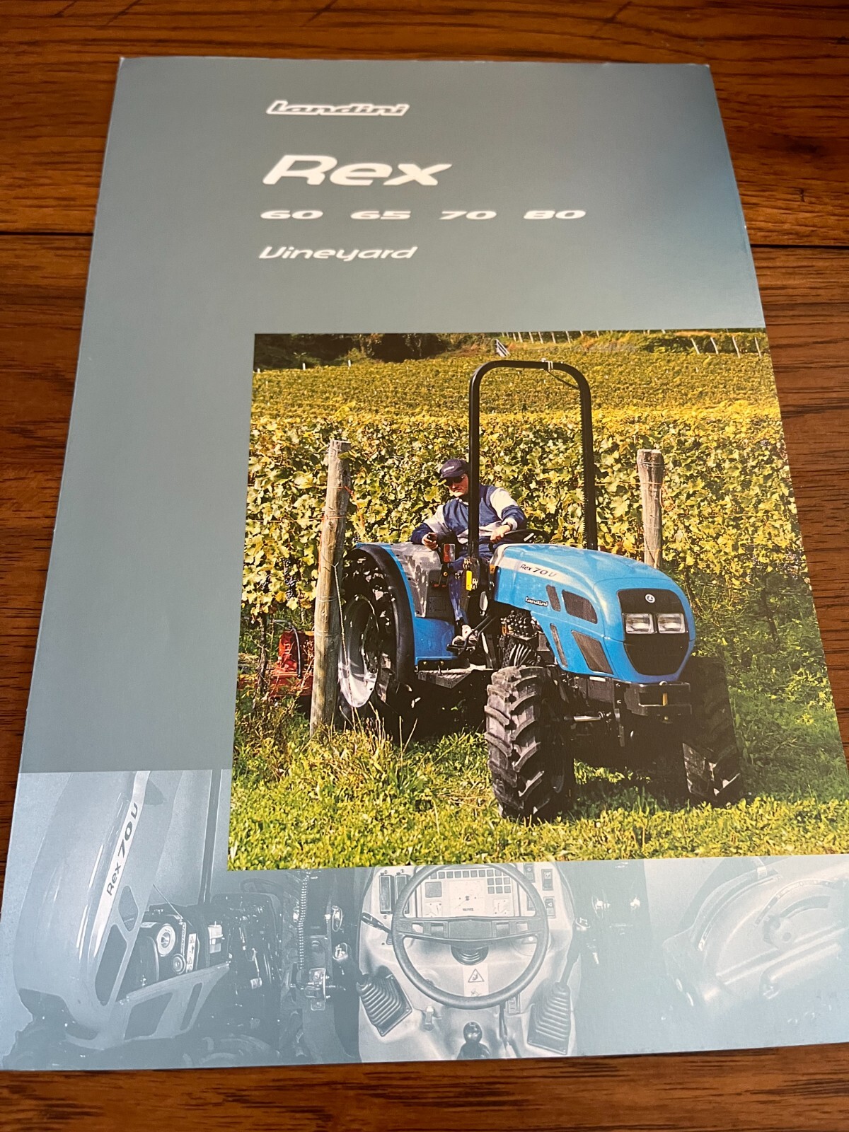 Landini Rex 60 65 70 80 Vineyard Tractor Brochure AMIL22 | eBay