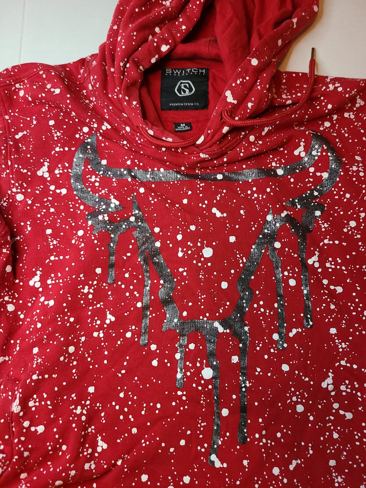 Switch Remarkable Chicago Bulls Hoodie Splatter Paint… - Gem