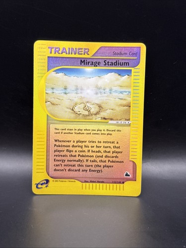 Pokemon TCG English Card eReader Skyridge Mirage Stadium Reverse Holo ...