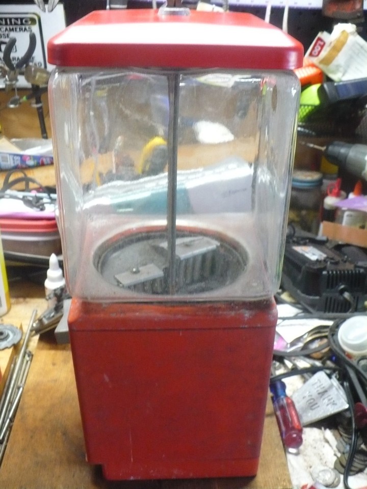 Early Northwestern Gumball Machine Model 60 One Cent Raised Glass Globe ...