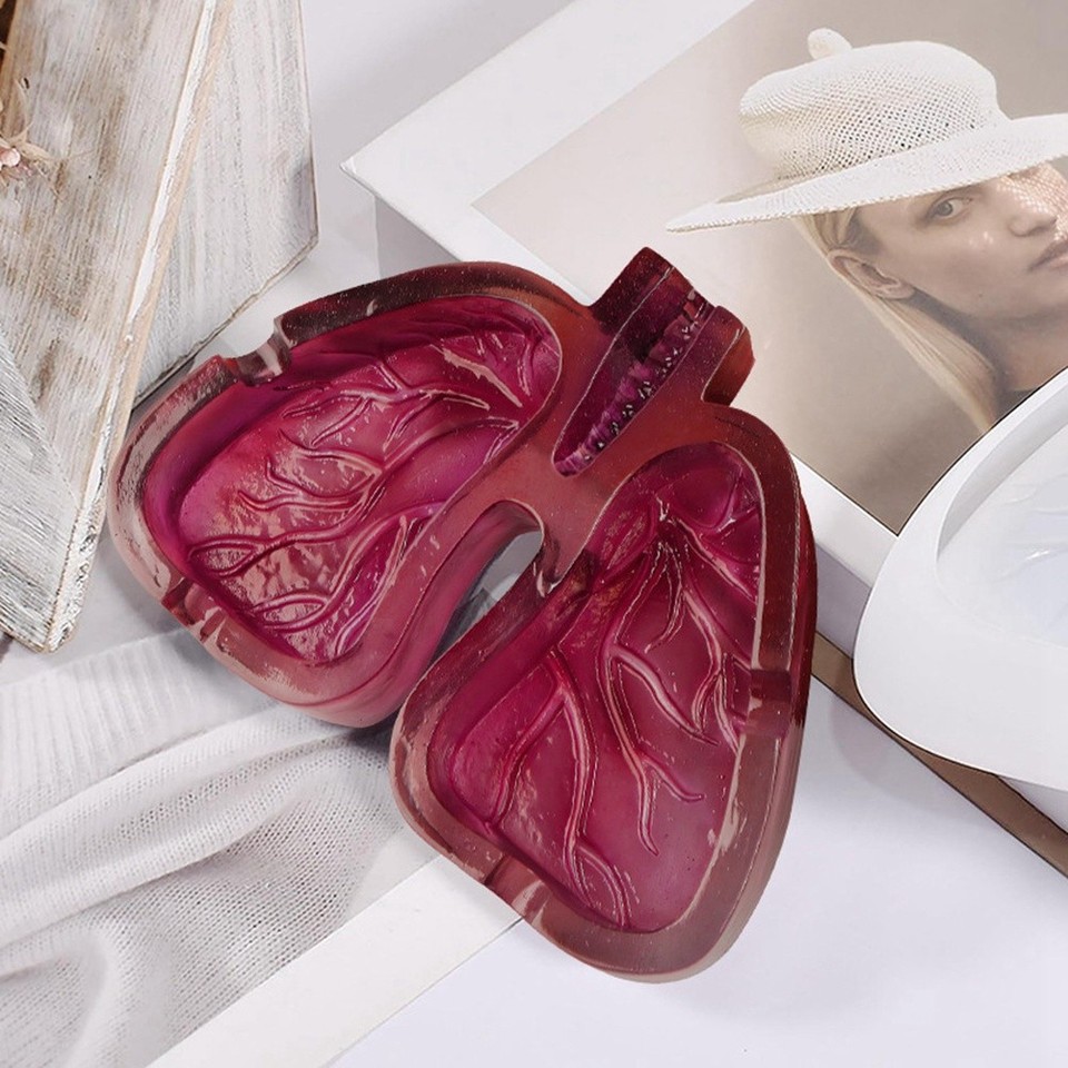 Human Organ Body Art Lung Shape Resin Ashtray Home Room Tabletop ...