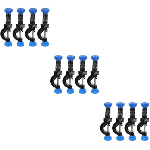 12 pcs Labs Stand Clamp Holder Cross Clamp Boss Head Clamp Right Angle ...