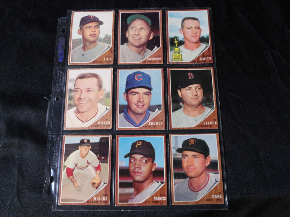 VINTAGE MLB BASEBALL COLLECTION 186 CARD LOT 1950s - 1960s | eBay