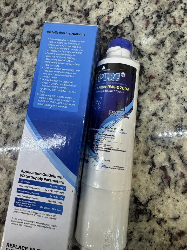 IcePure RWF0700A Refrigerator Water Filter 2 Pack Brand New | eBay