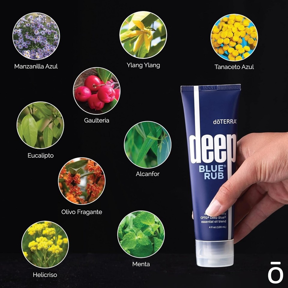 Doterra ice Muscle Deep Blue rub Oils Topical Massage Soothing 120ml ...