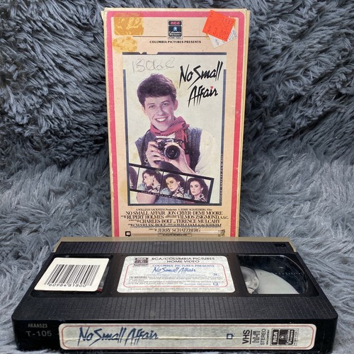 No Small Affair VHS Tape 1984 1st Print RCA Columbia Demi Moore Jon ...