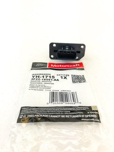 New OEM Genuine Ford Motorcraft HVAC Blower Motor Resistor YH-1715 3F2Z ...