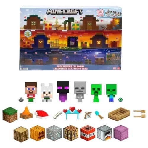 Minecraft 2022 Advent Calendar with 24 surprise items Brand NEW | eBay ...