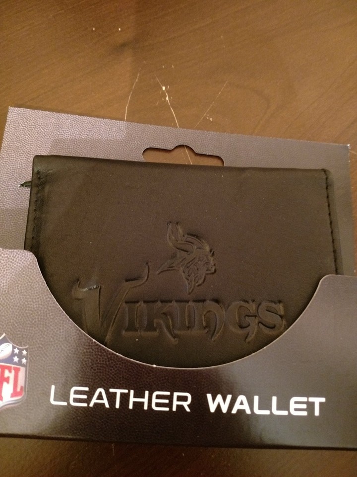 Brand New NFL Team Black Tri-Fold Leather Wallet / Pick Your Favorite ...