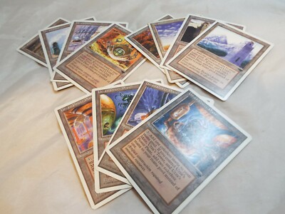 MAGIC THE GATHERING, MTG CHRONICLES URZA'S LANDS COMPLETE SET OF 12 | eBay
