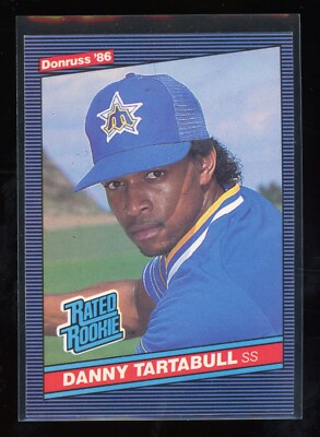 1986 Donruss Danny Tartabull #38 Rated Rookie Baseball Card RC Seattle ...