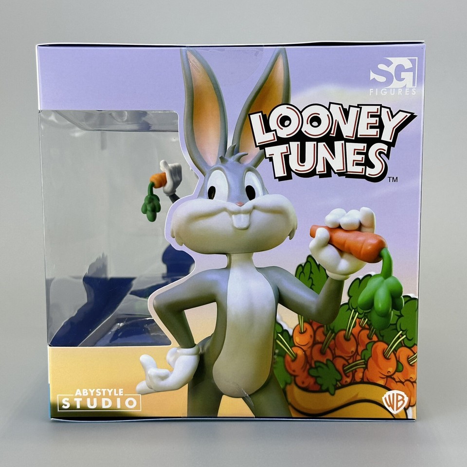 Looney Tunes Bugs Bunny 4.7" PVC Figure Statue w/ Diorama Base ABYstyle ...