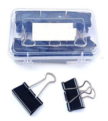 RSINC Paper Binder Clips, Large 32 MM Metal Paper Clips,for Loose ...