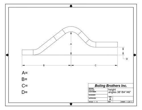 Custom Mandrel Bent Frame Rails | Custom Fit | Steel