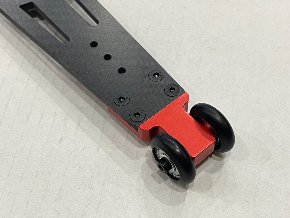 Carbon Fiber Drag Race Wheelie Bar for Arrma 1/7 Limitless 6s BLX Red ...