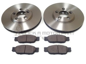 FOR JAGUAR XJ6 3.0 2003-2008 FRONT 2 BRAKE DISCS AND PADS SET NEW ...