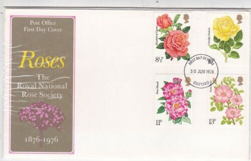 GB 1976 Roses FDC Oxford cancel unaddressed with enclosure VGC | eBay.de