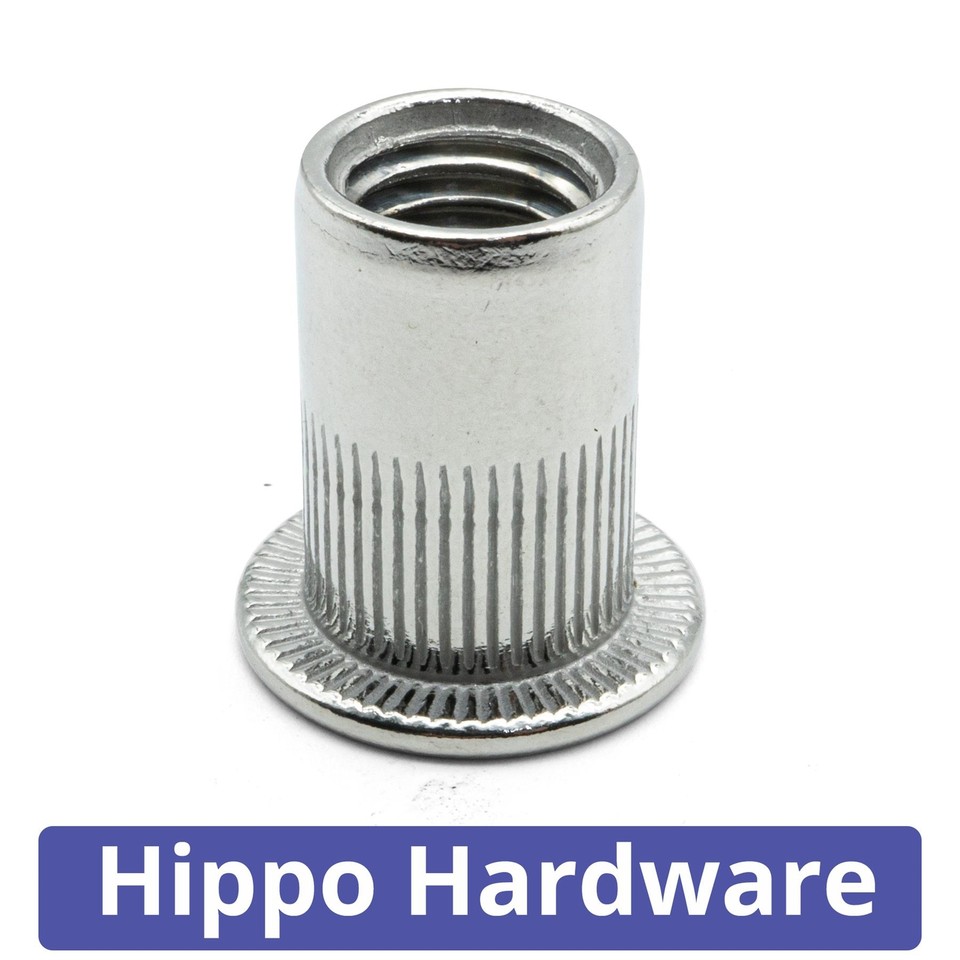 Rivnuts Nutsert Flat Flanged Rivet Nuts Stainless Steel M3 M4 M5 M6 M8 ...