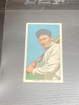 Sherry Magee 1910 T206 Sweet Caporal with Bat Philadelphia 350/30 VG+ ...